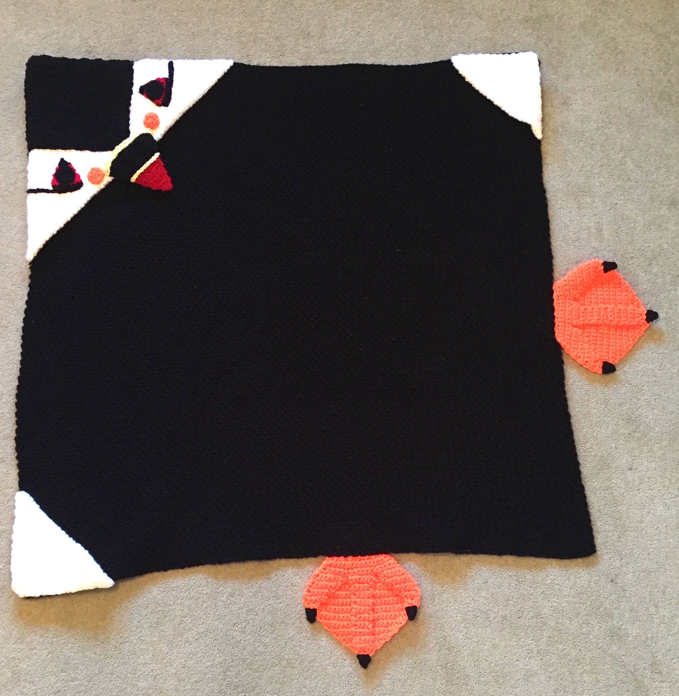 Hooded Blanket Crochet Pattern Bird Bundle: Toucan, Puffin, Mallard ...