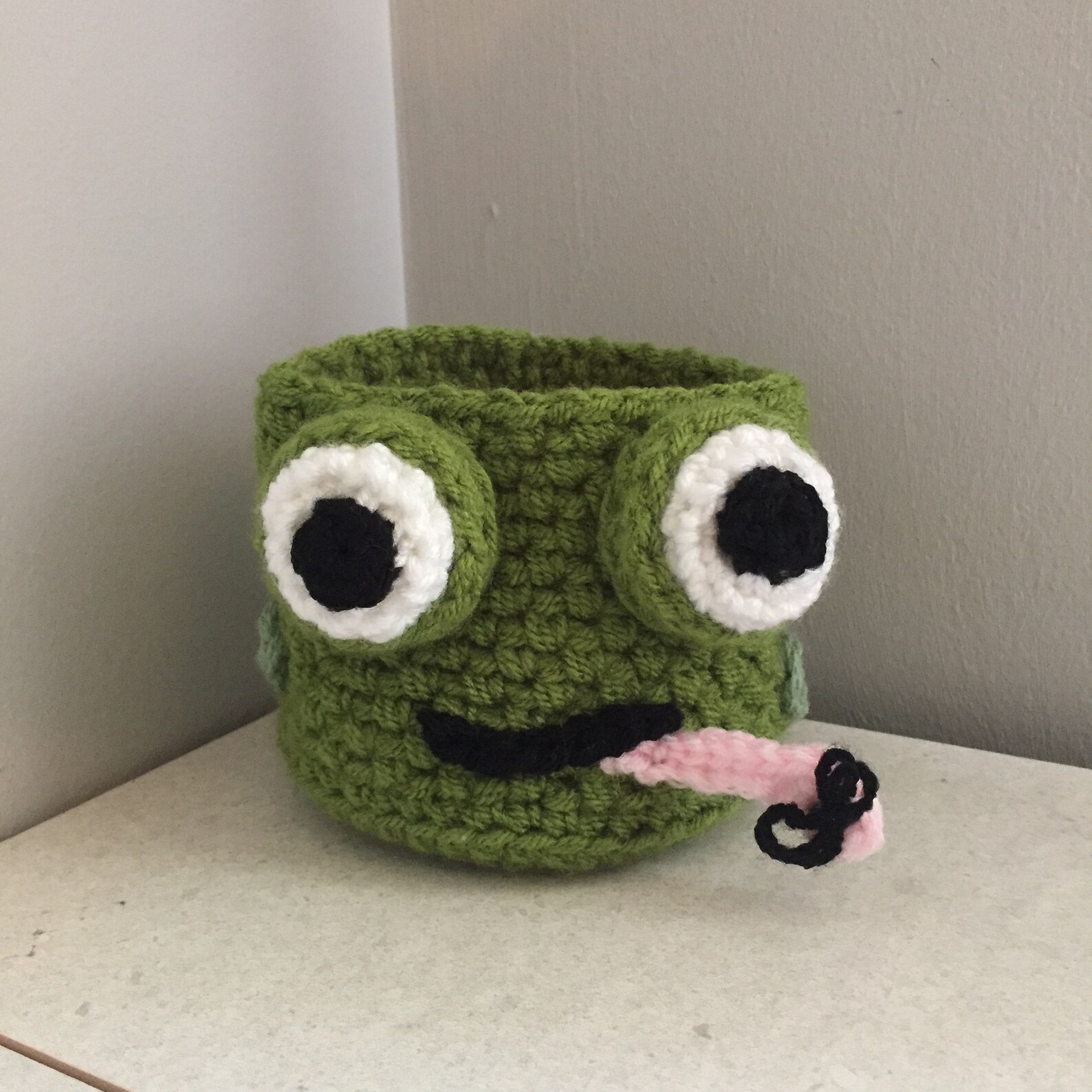 Crochet Frog Storage Basket Pattern 3 Basket Sizes - Etsy