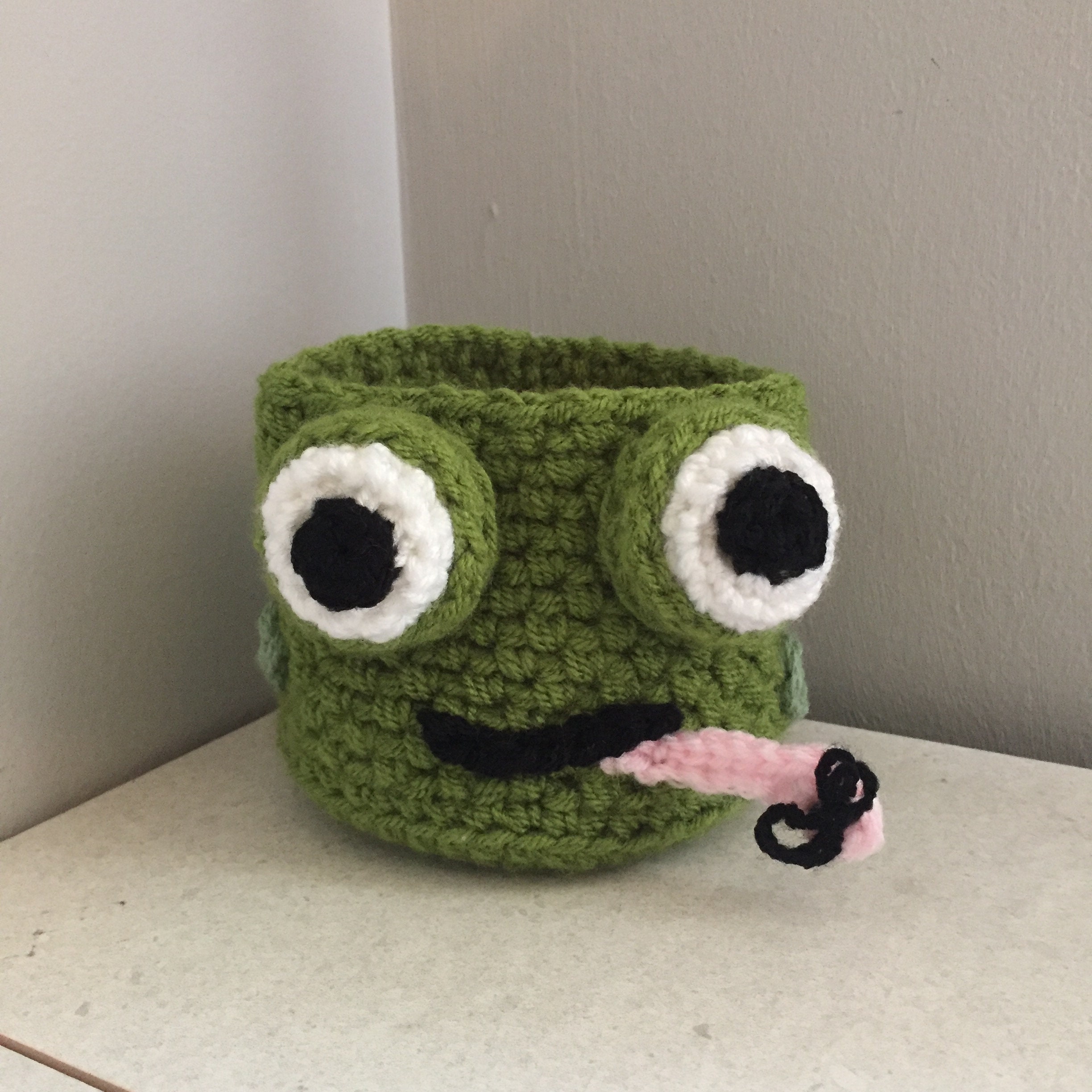 Crochet Frog Storage Basket Pattern - 3 Basket Sizes - Etsy