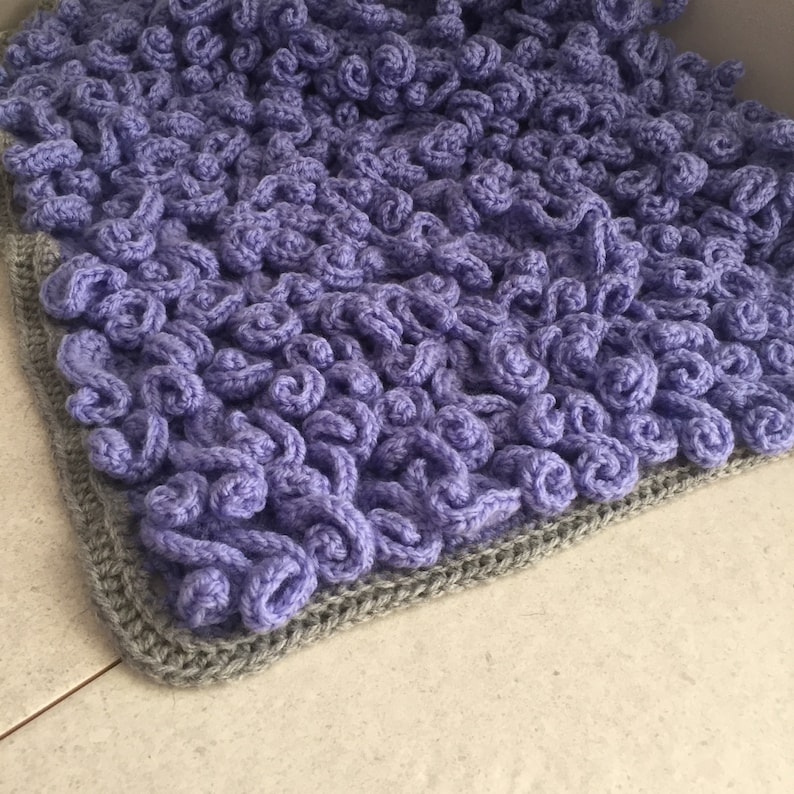 Crochet Going Wavy Textured Blanket Pattern - Etsy