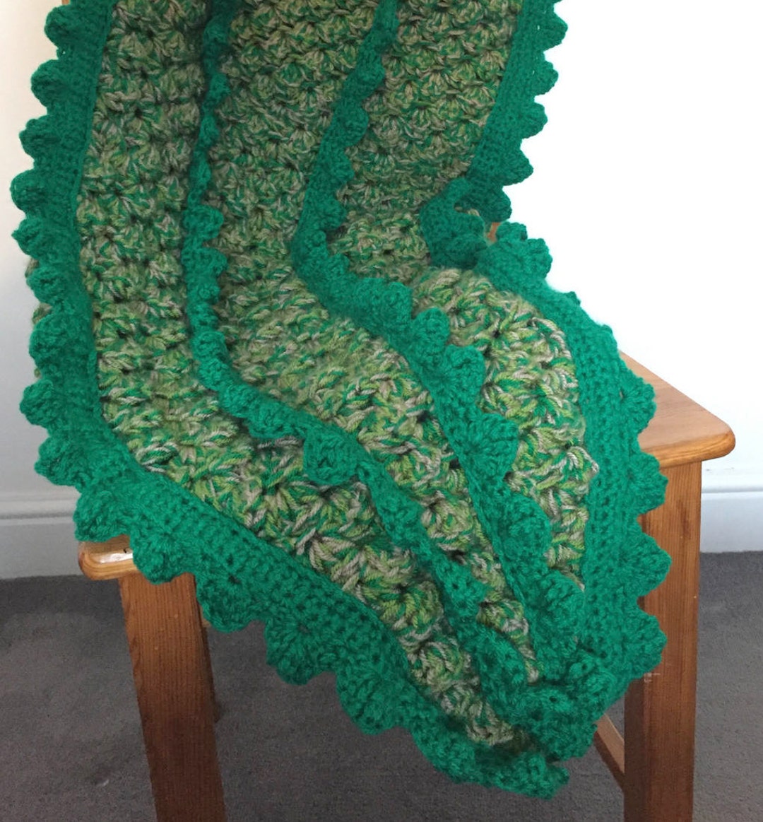 Crochet Crocodile/alligator Tail Blanket Pattern, Customisable Sizing ...