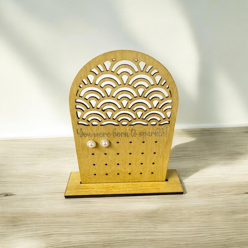 Laser Cut Earring Holder - Etsy