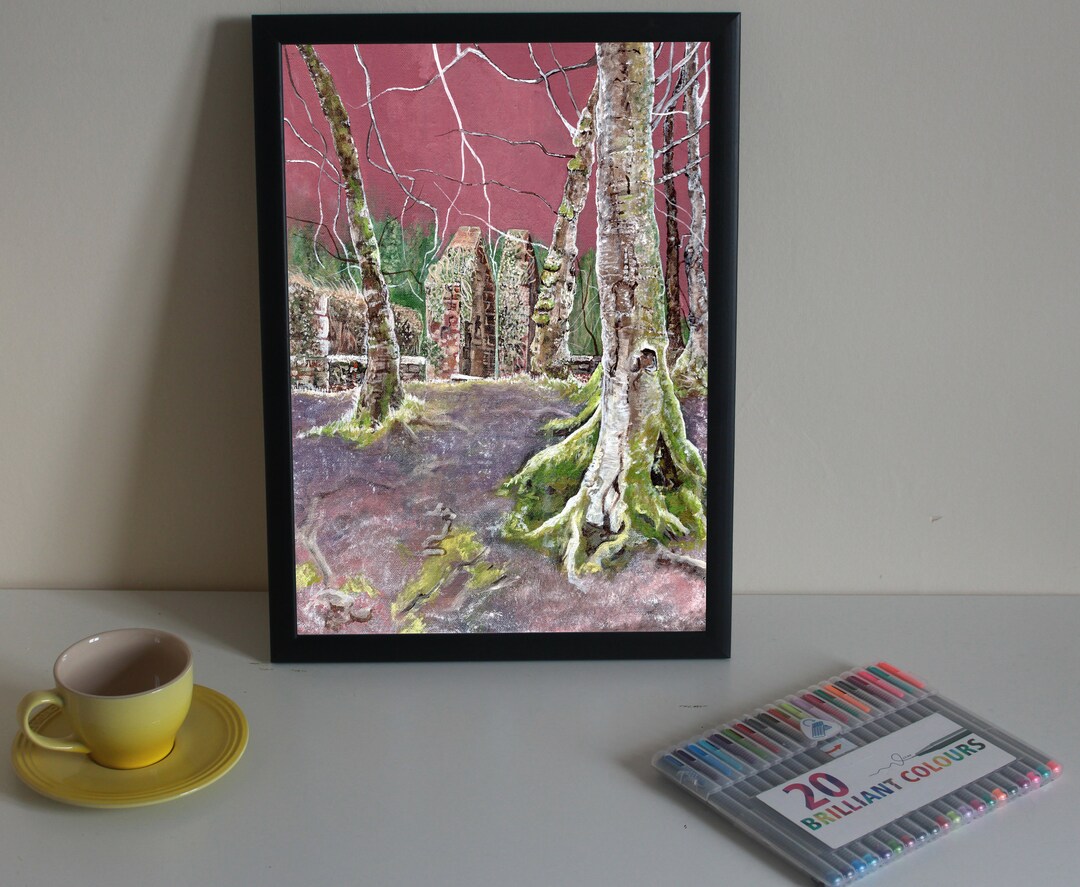 Roslin Glen A4 Fine Art Print Woodland Landscape - Etsy
