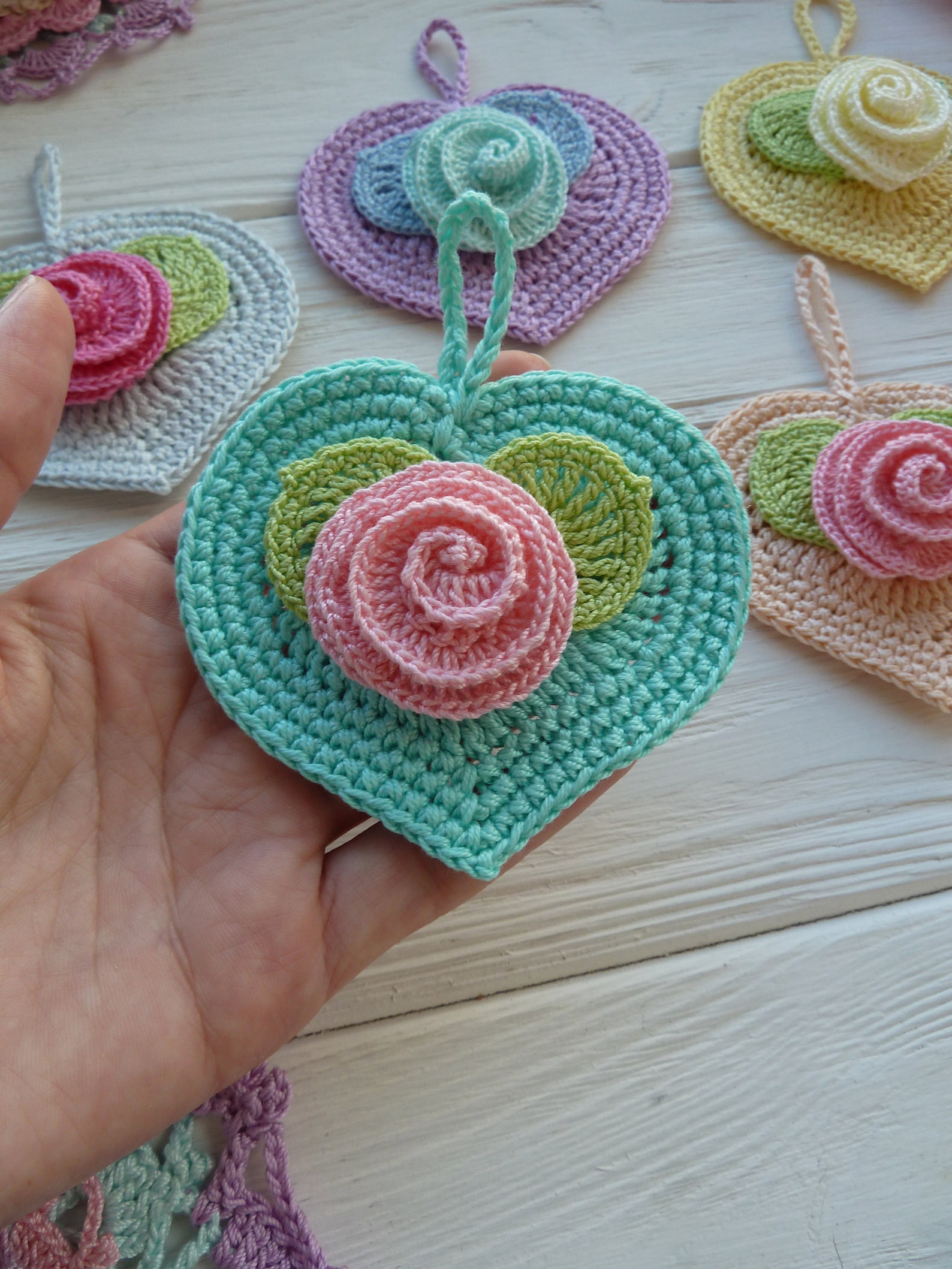 Crochet Heart PATTERN. Valentine's Day Crochet Pattern. - Etsy