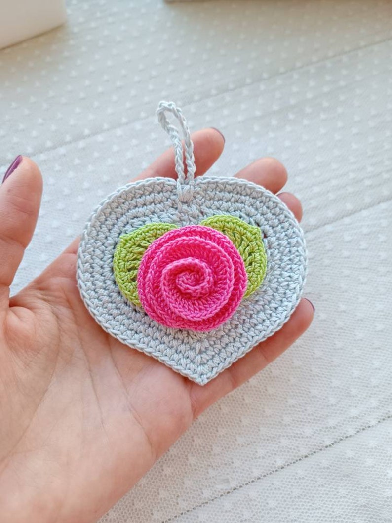 Crochet Heart PATTERN. Valentine's Day Crochet Pattern. - Etsy