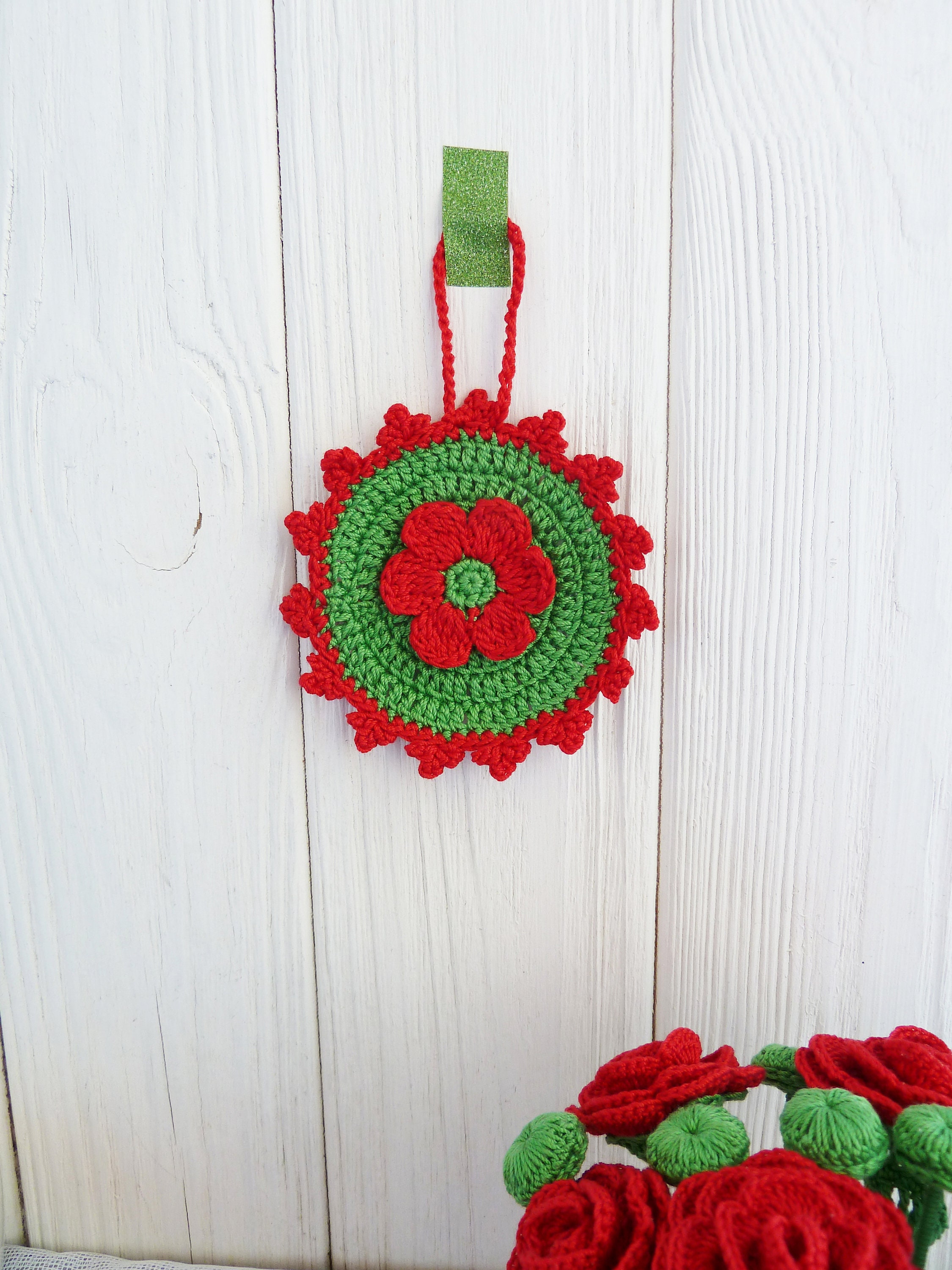 Crochet Decor PATTERN. Christmas Ornament. Christmas Decor. - Etsy