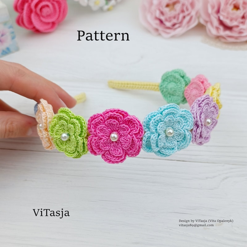Crochet Flower Crown - Etsy