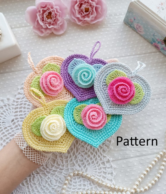 Crochet Heart PATTERN. Valentine's Day Crochet Pattern. - Etsy