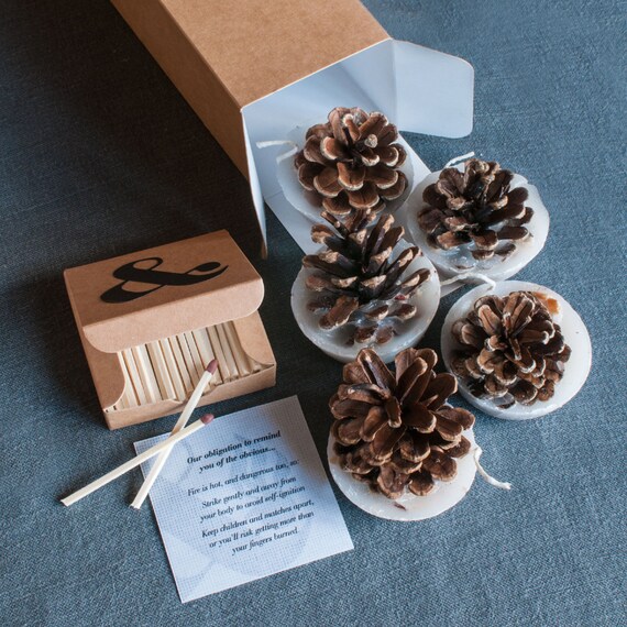 Fire lighters and matches gift set | Etsy