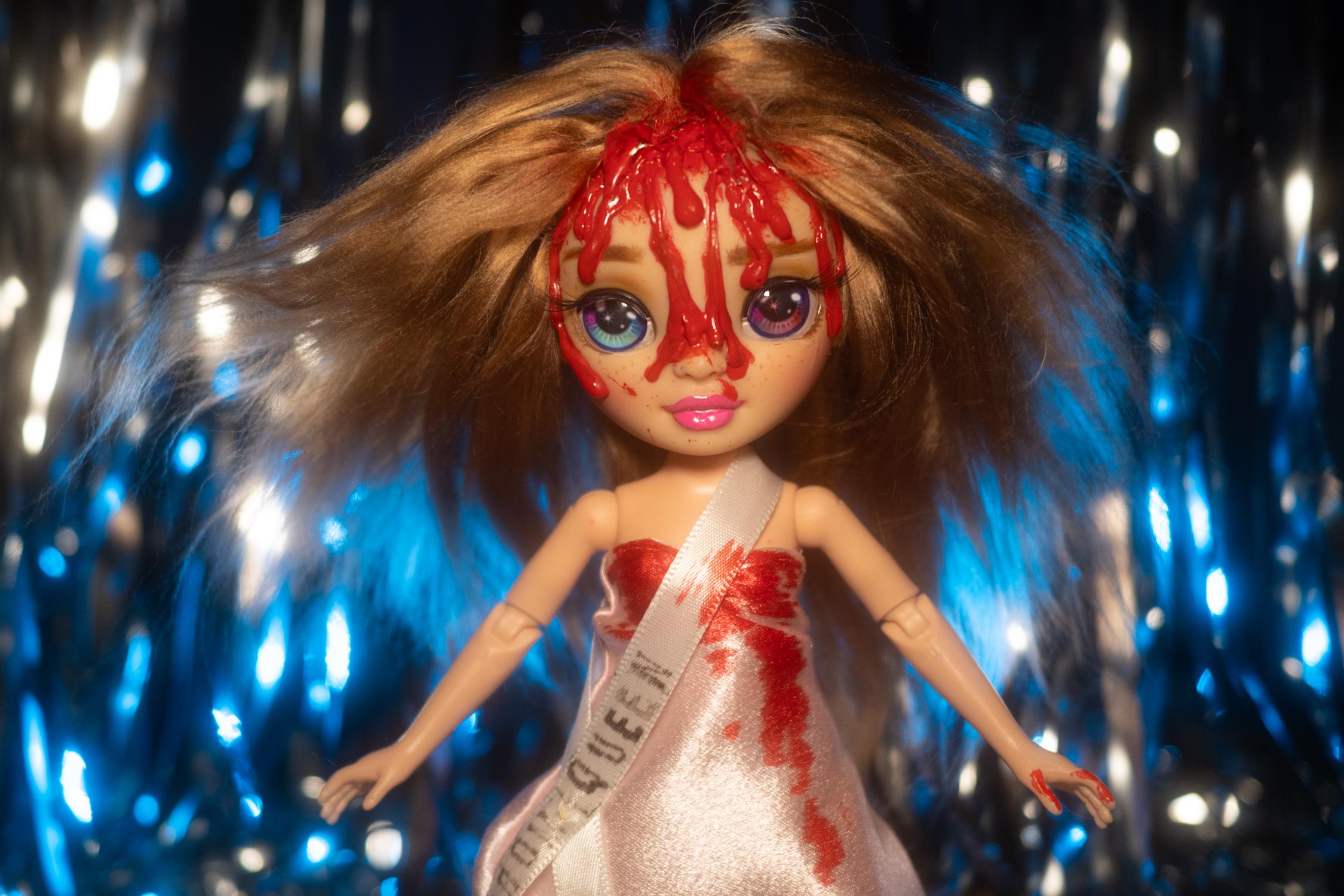 Carrie White-inspired Horror Rainbow High *junior* OOAK Doll Repaint - Etsy