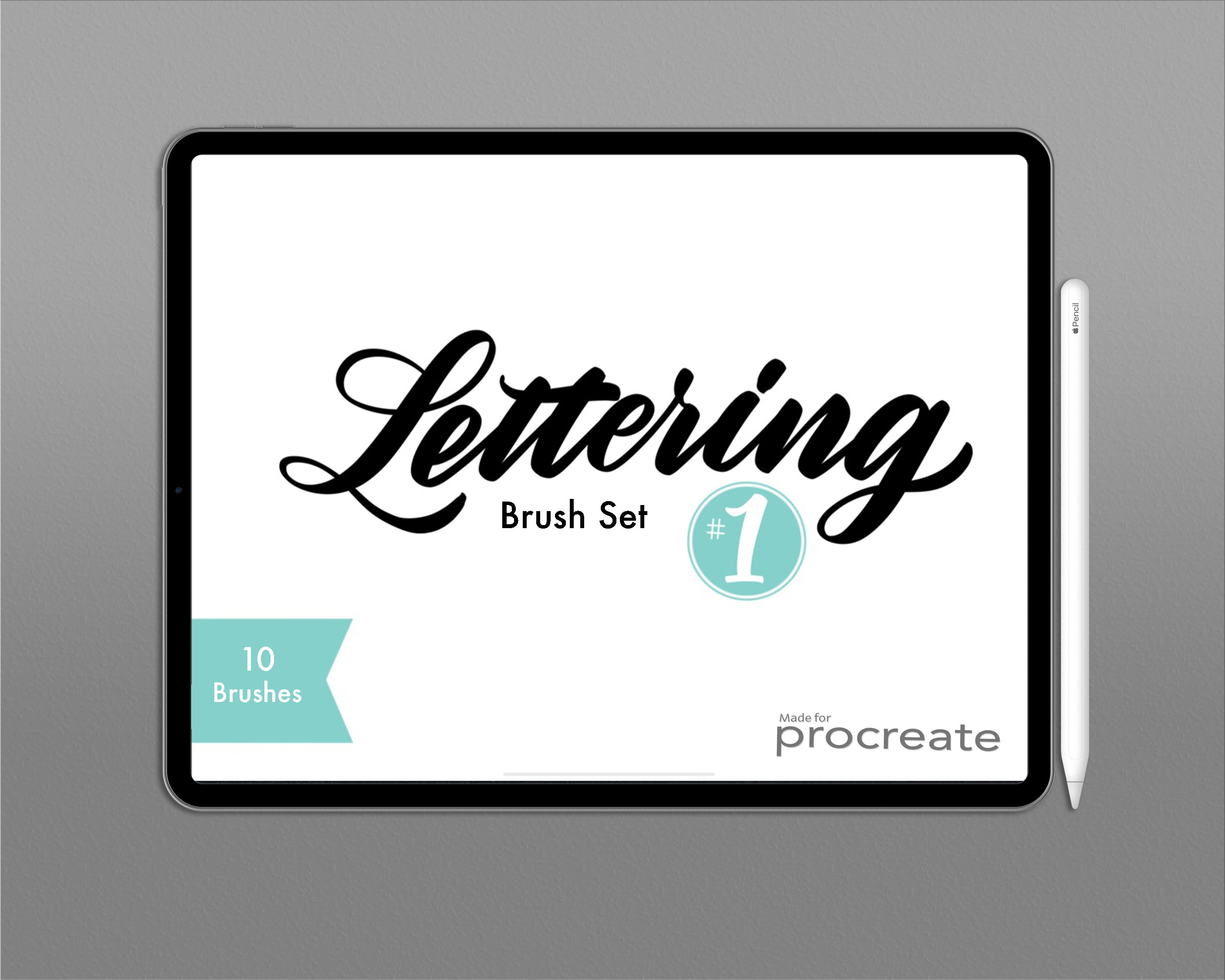 Procreate Lettering Brush Pack #1 : 10 Brushes