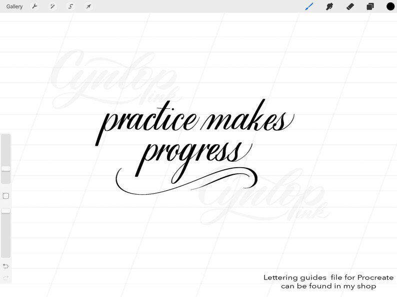 Copper Pen Procreate Brush Digital Brush Digital - Etsy