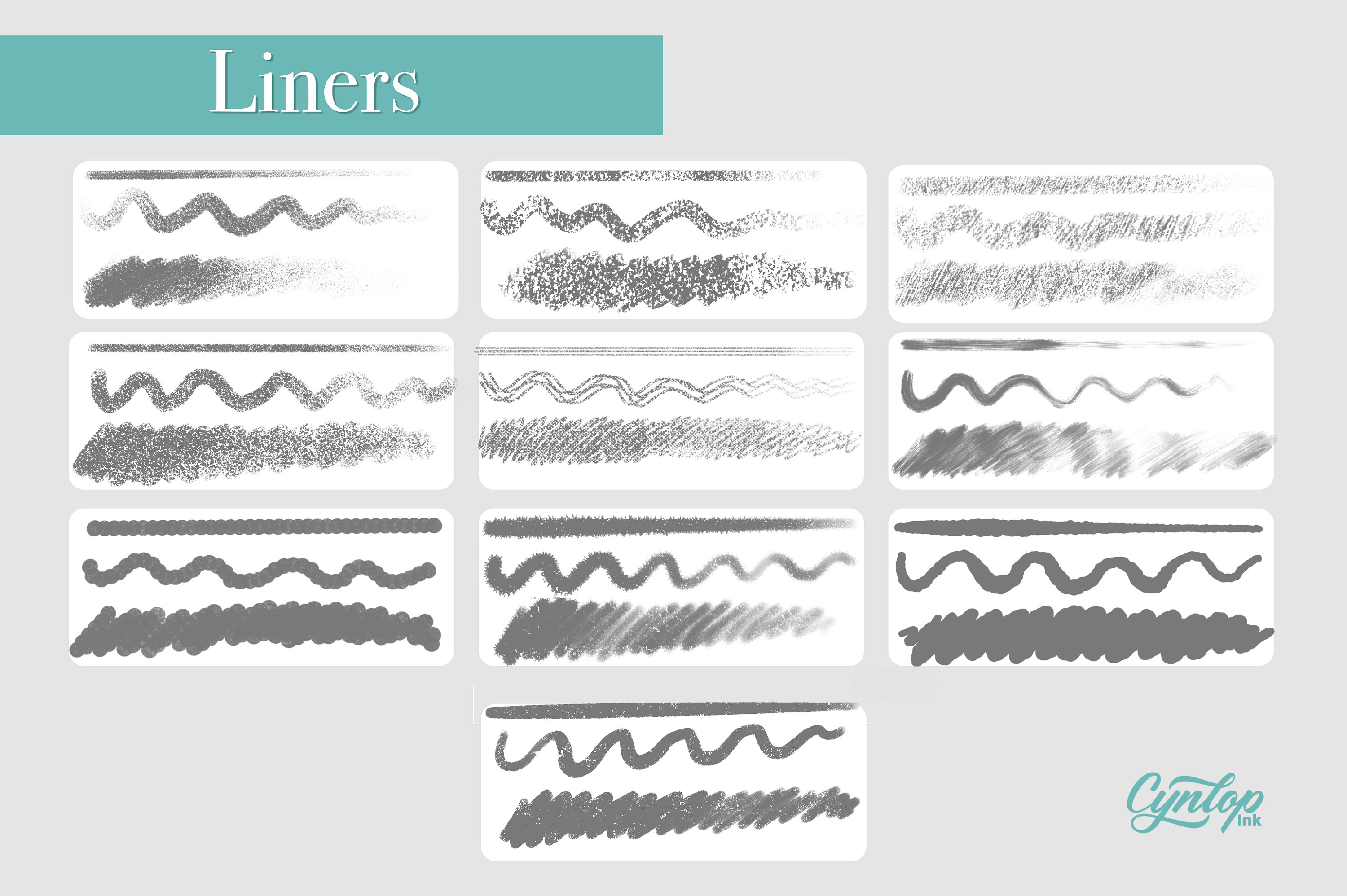 Procreate MultiGrain Texture Brush Set, 38 Texture Procreate Brushes