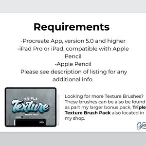 Brush & Grain Procreate Texture Brush Set, Drawing Grain Pencil Brush ...