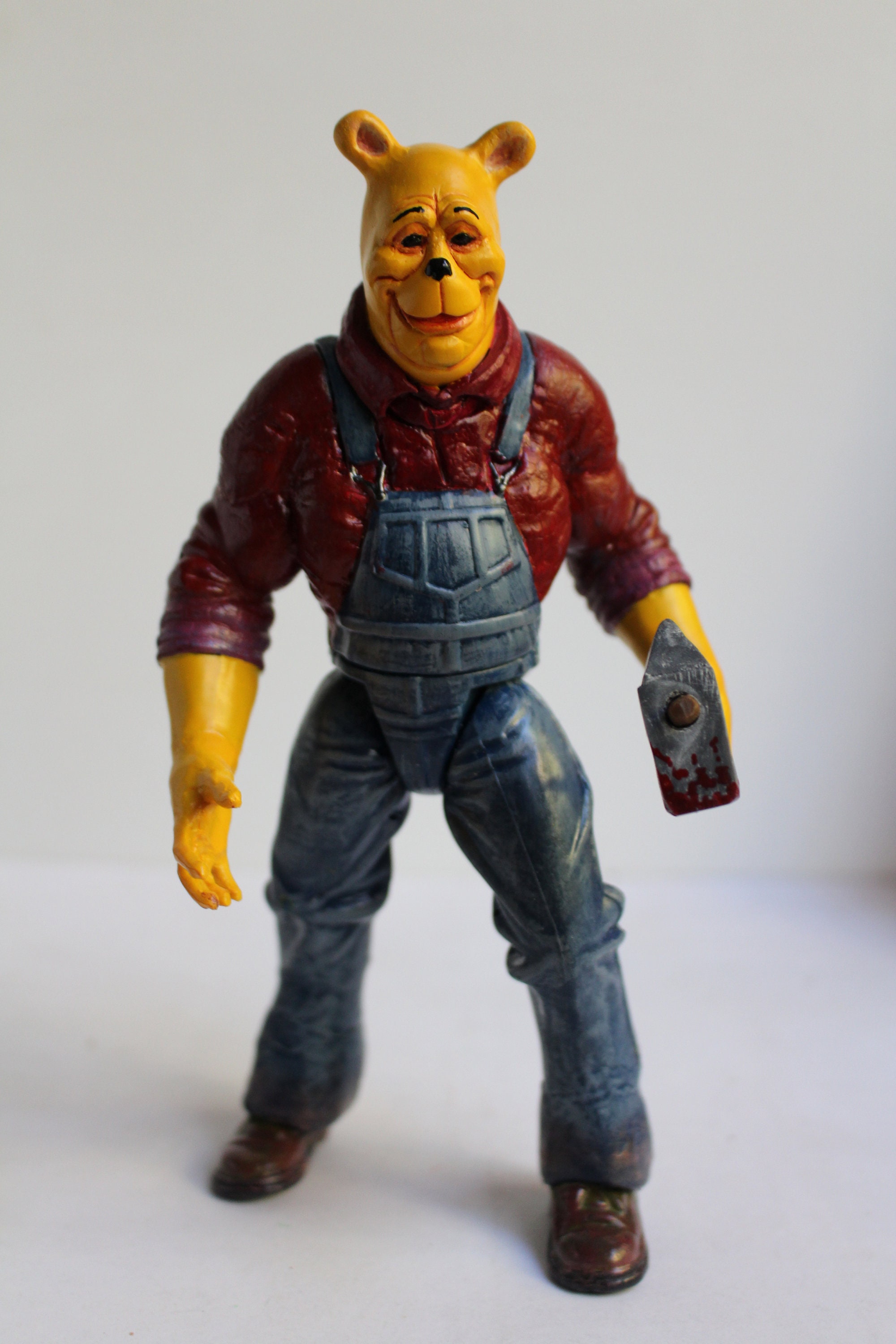 Winnie the Pooh -blood AND Honey 7″ OOAK Figure & 6″9″card Art 2023 - Etsy
