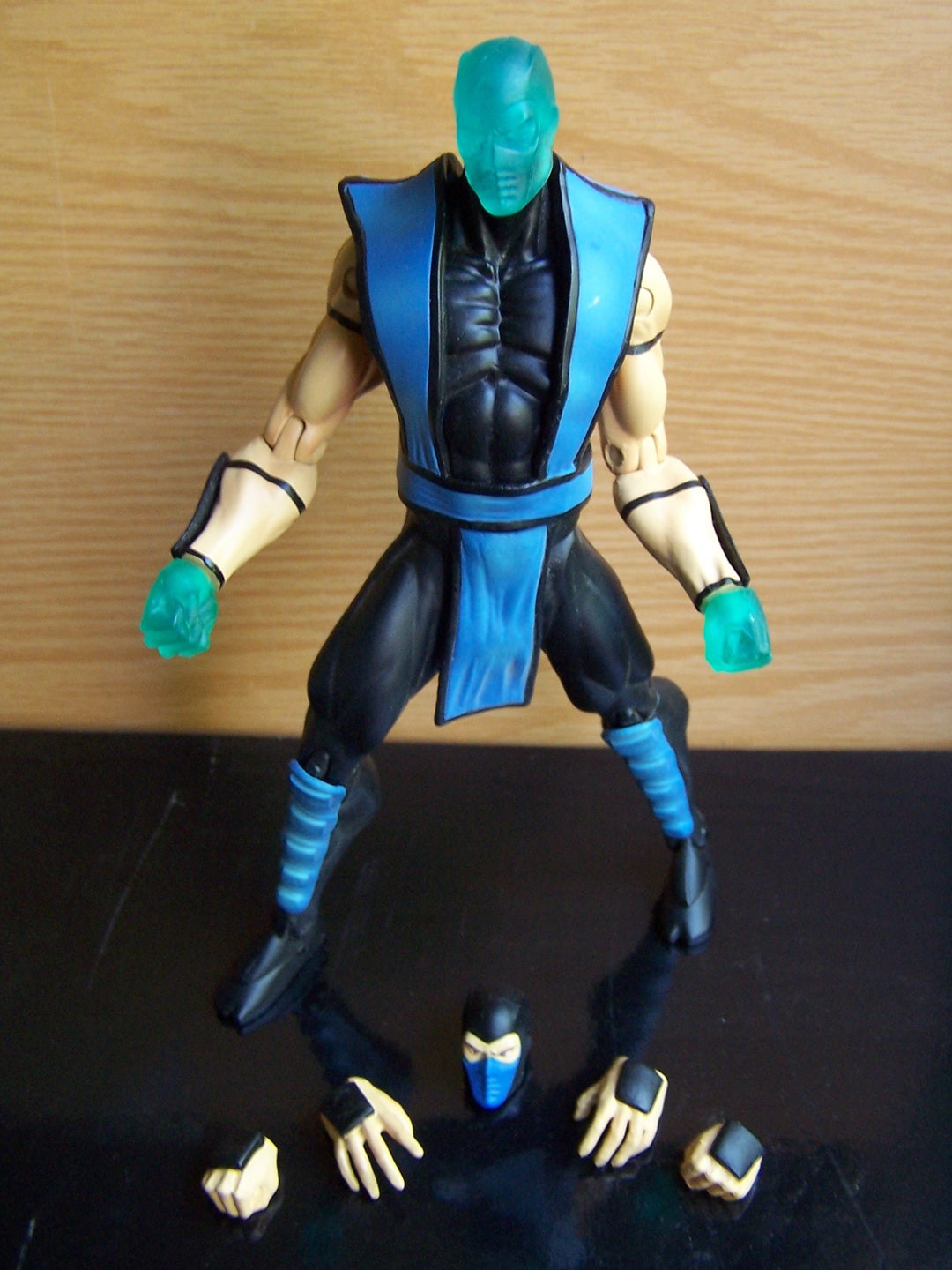 Mortal Kombat SUB ZERO Infinite Concepts 2000 Custom 8.5" OOAK Clear ...