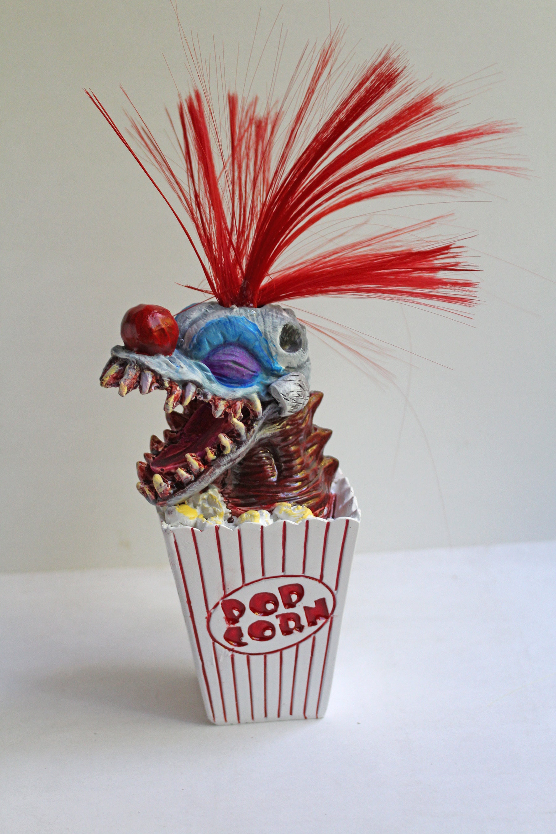 Killer Klowns From Outer Space Popcorn Baby 5.5 OOAK Resin Custom Paint ...