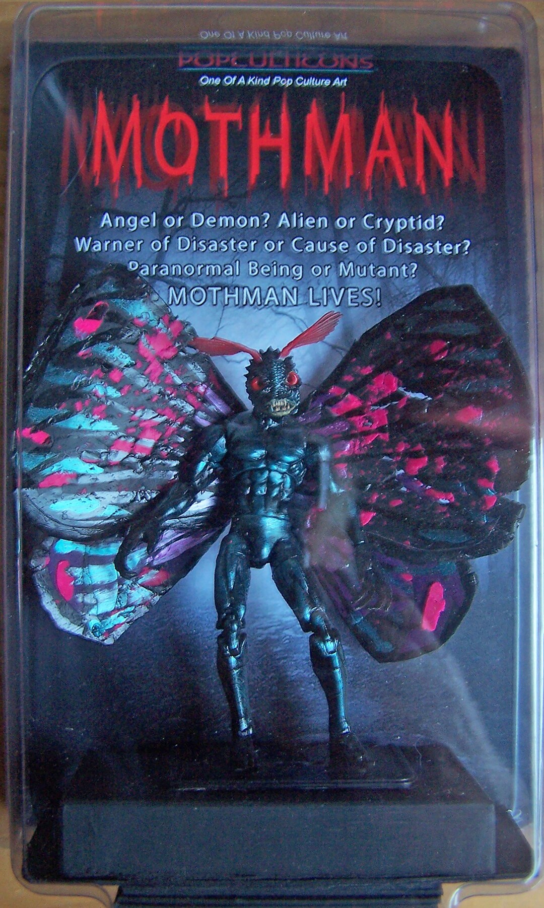 MOTHMAN 3.75 Custom OOAK Figure & 6x9 Original Card Art 2022 ...