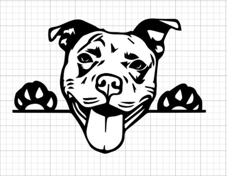 Pitbull Smile - Etsy