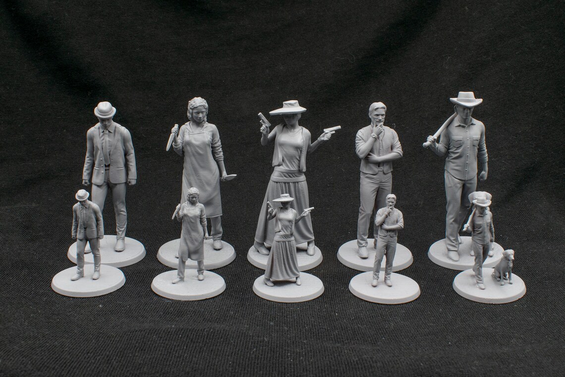 Arkham Horror Compatible Miniatures Set 03 | Etsy