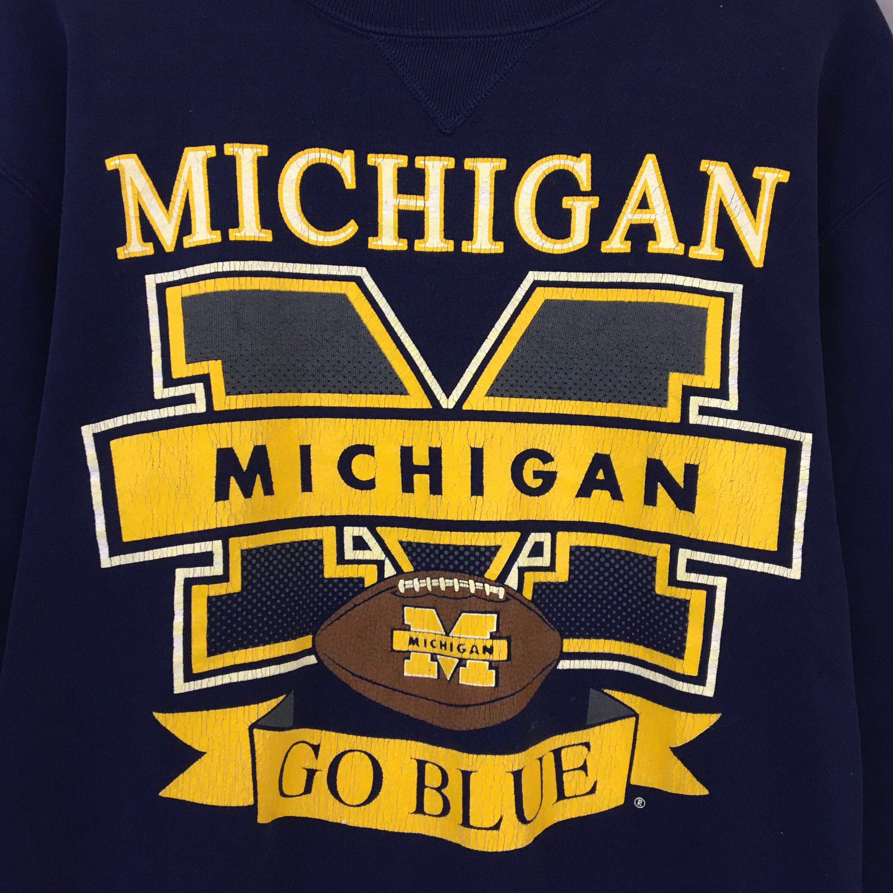 Vintage University of Michigan Sweatshirt Jumper Pullover Sweater - Etsy