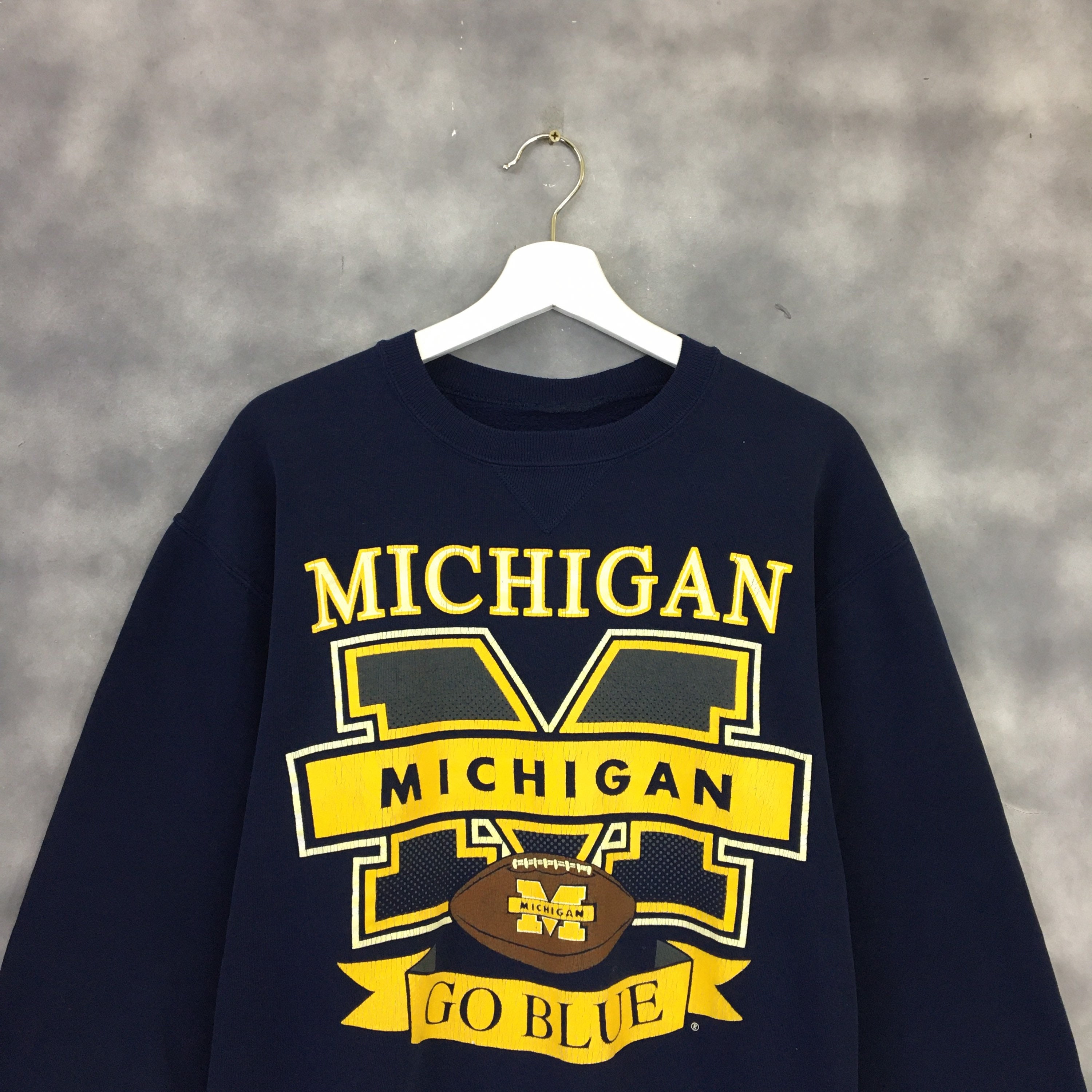 Vintage University of Michigan Sweatshirt Jumper Pullover Sweater - Etsy