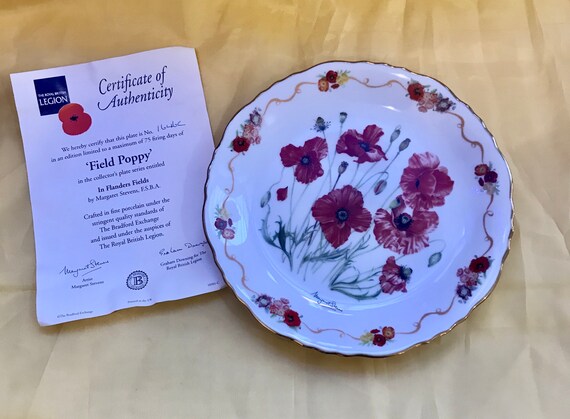 Royal British Legion 'field Poppy'limited Edition | Etsy