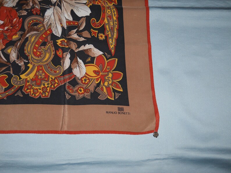 Authentic Vintage Manlio Bonetti Scarf Silk - Etsy
