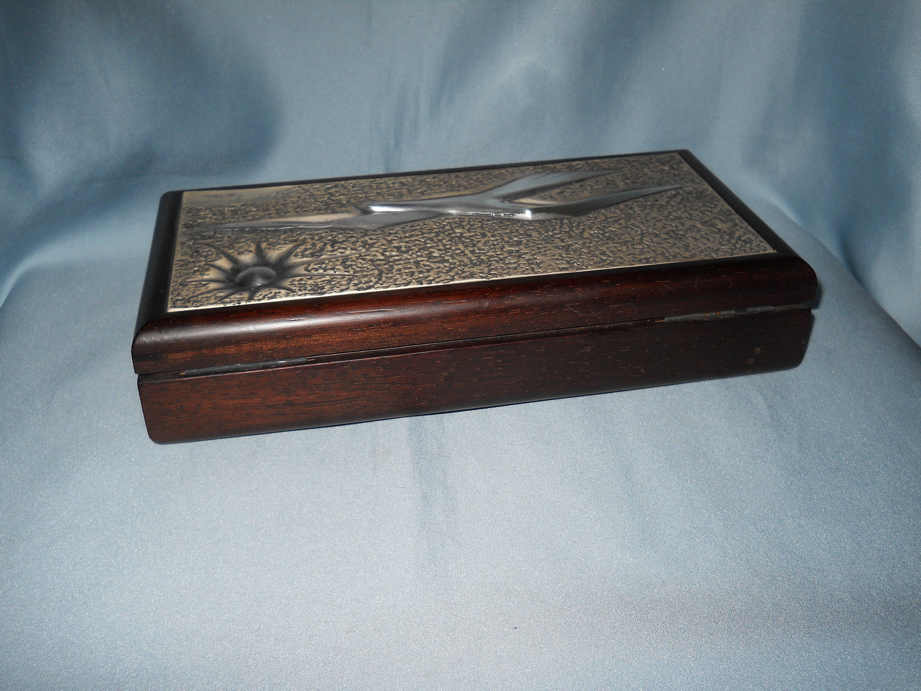 Original Ottaviani Sterling Silver and Wood Box Vintage Made in Italy ...