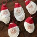 Oyster Shell Santa Ornament, Hand Painted Real Oyster Shell, Christmas ...