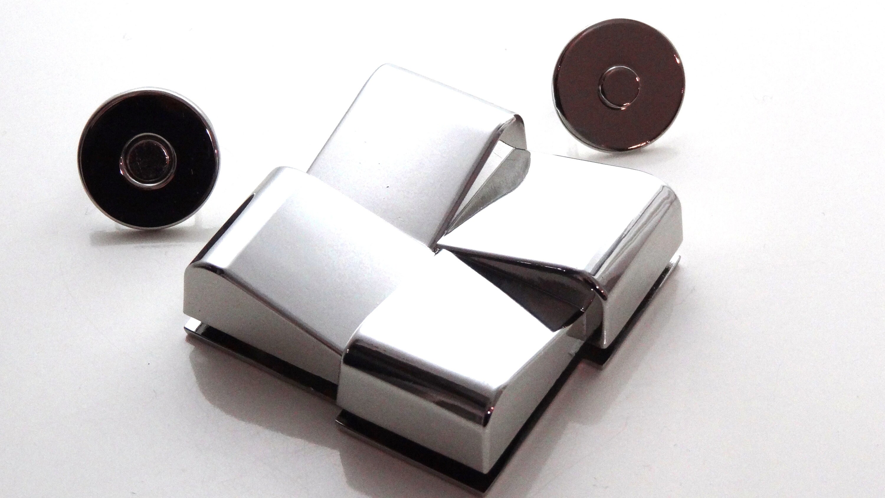Weaved Square Magnetic Clasp Snap Lock // Closure// Bag Hardware//purse ...