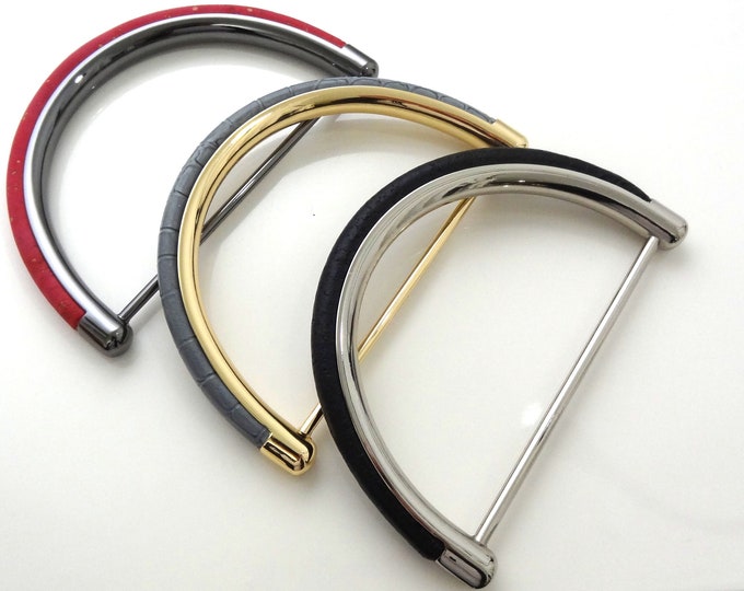 9.5cm Open Size Vintage Expandable Gate Purse Frame (with Loops) Sew on ...
