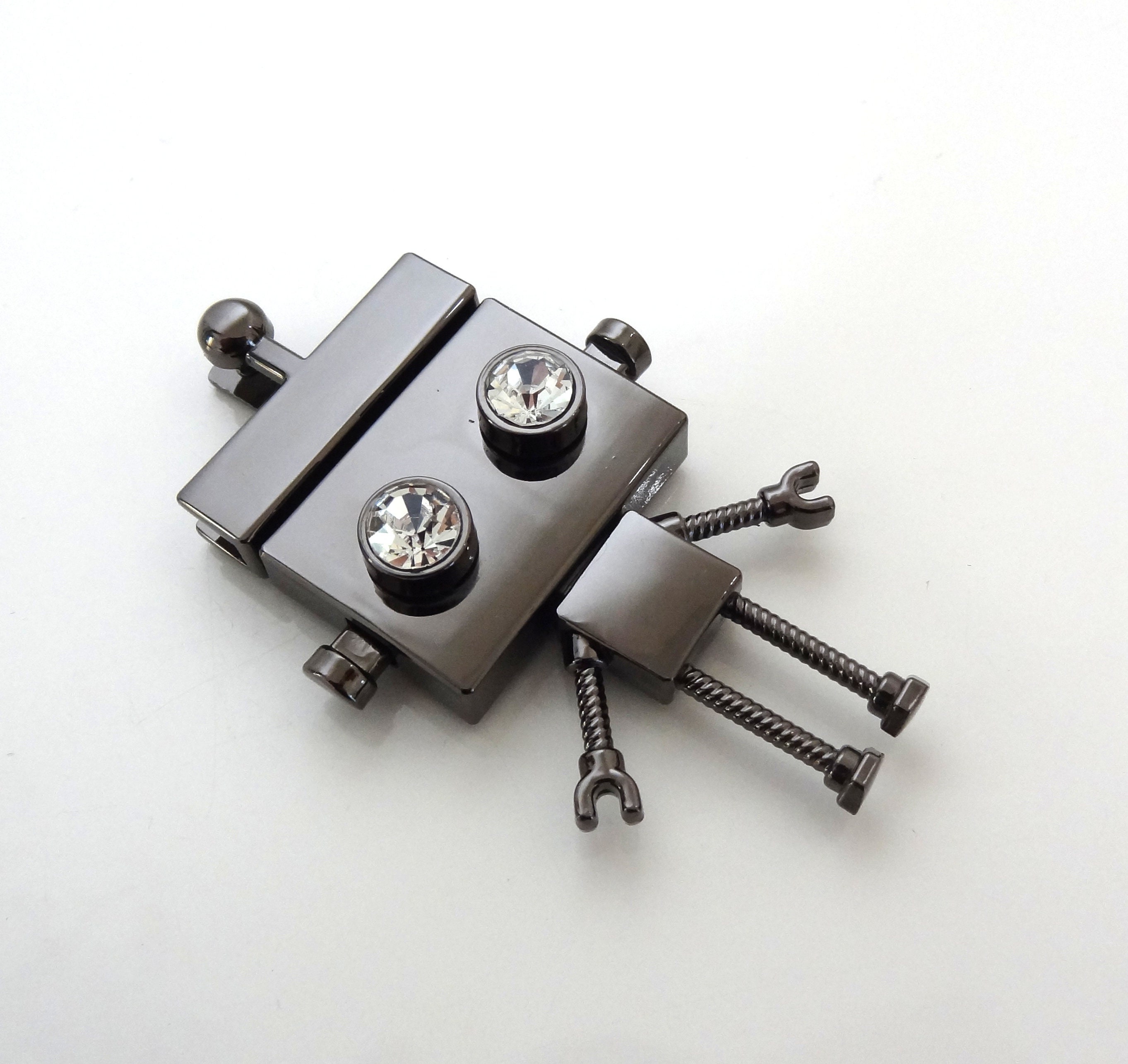 Robot Bag Lock // Purse Lock // Closure // Bag Hardware // - Etsy