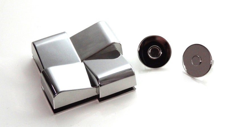 Weaved Square Magnetic Clasp Snap Lock // Closure// Bag Hardware//purse ...
