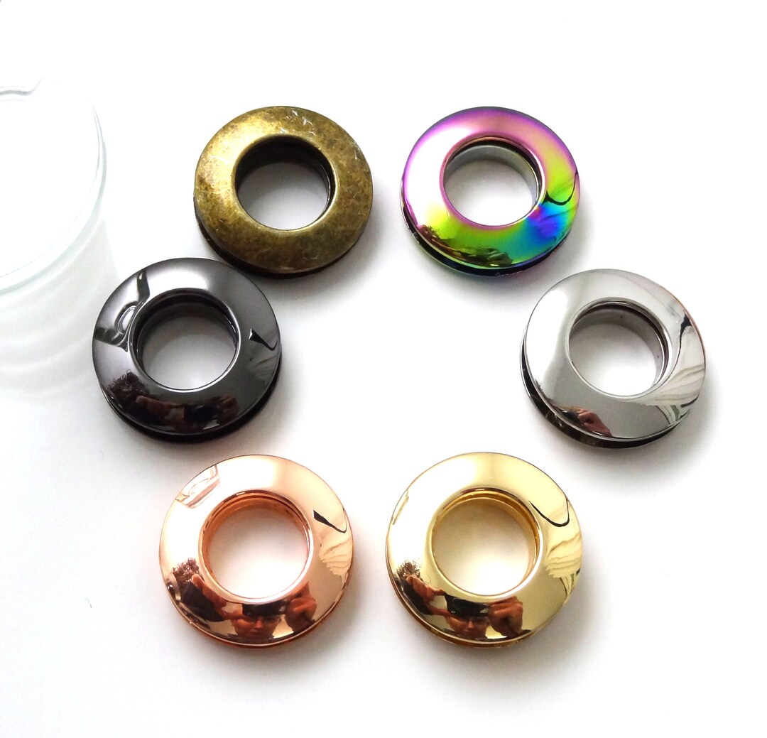 Bag Grommets - 14.9mm Inner Width //screw in // Metal // Purse Grommet ...