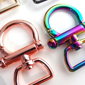 Heavy Duty Metal Trigger Release Hooks 25mm (1 Inch) // Swivel Snap ...