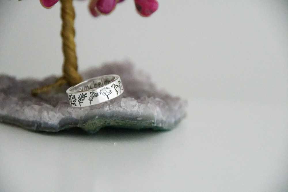 Womens Wildflower Ring Gift for Her Bridesmaid Jewelry Dangle - Etsy UK