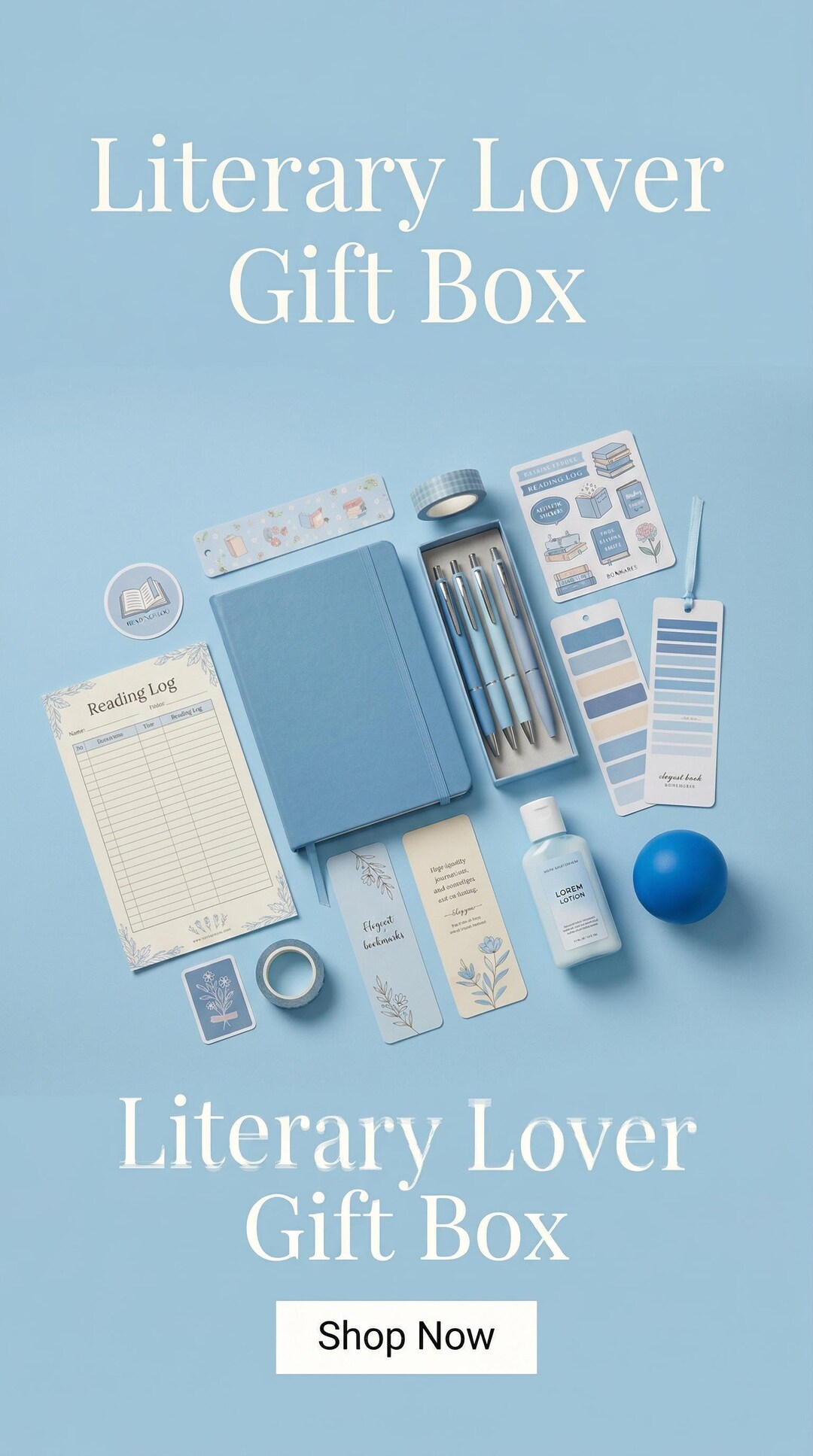 Literary Lover Gift Box • Stylish Stationery Set, Bookish Delights - Etsy