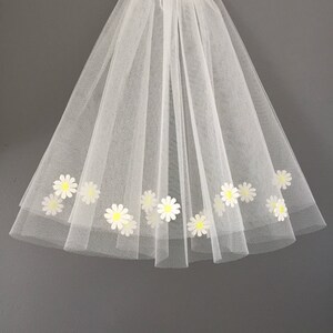 Daisy Veil, Short 60s Inspired Veil - Etsy UK
