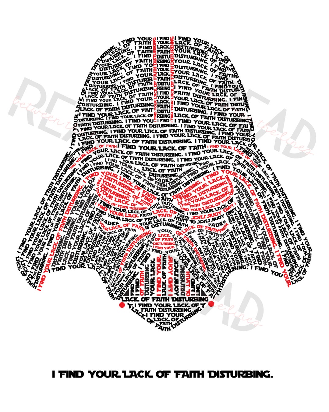 Darth Vader Word Art - Etsy