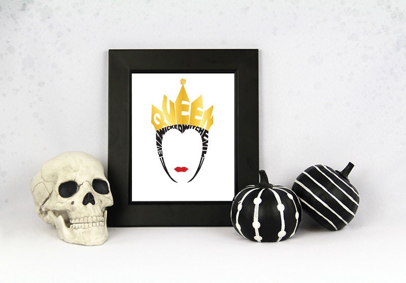 Evil Queen Word Art - Etsy Canada
