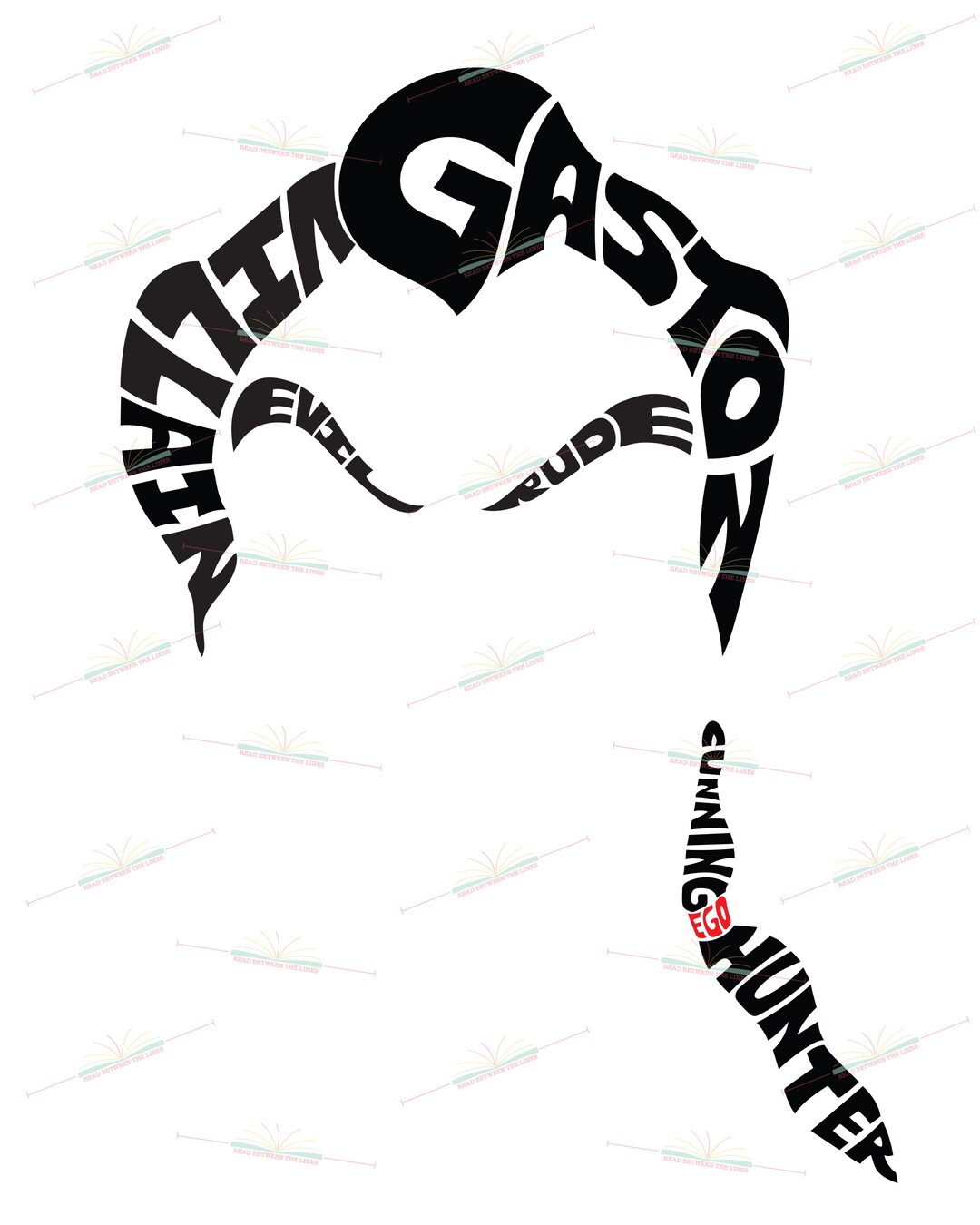 Gaston Word Art - Etsy