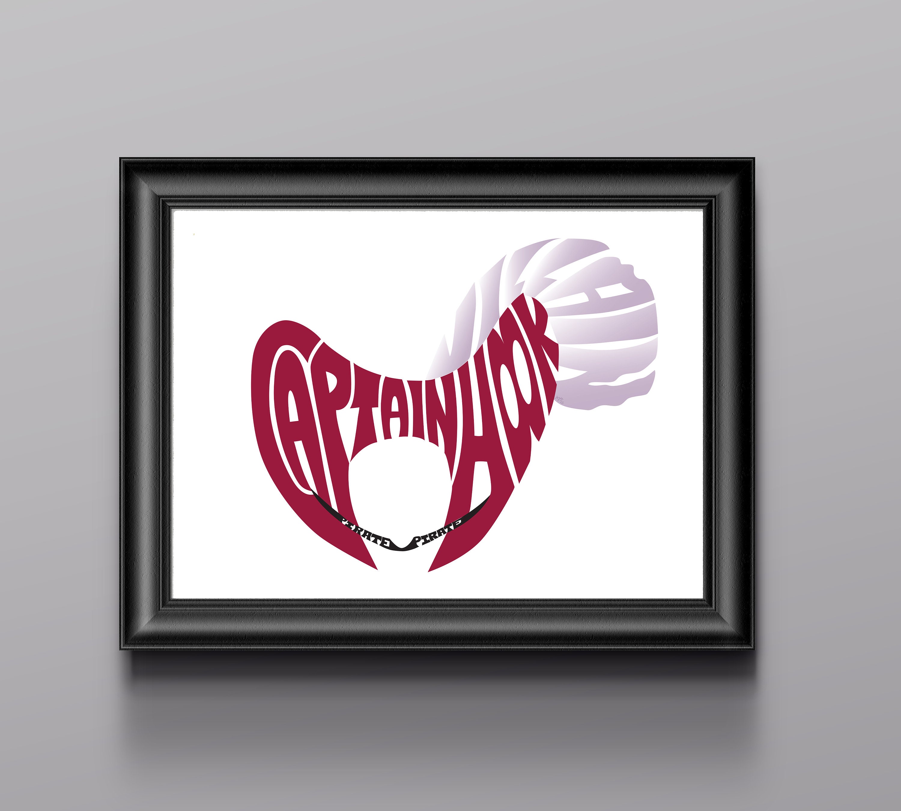 Captain Hook Word Art - Etsy