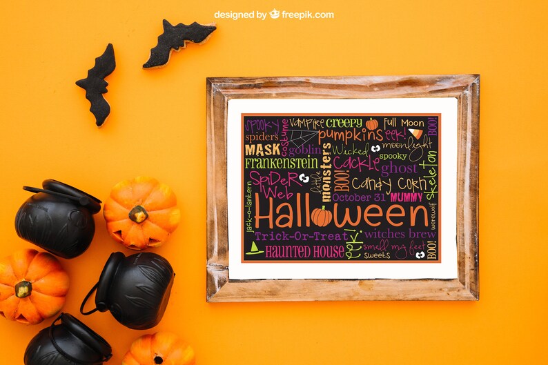 Halloween Word Art - Etsy