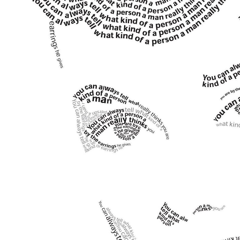 Audrey Hepburn Word Art - Etsy