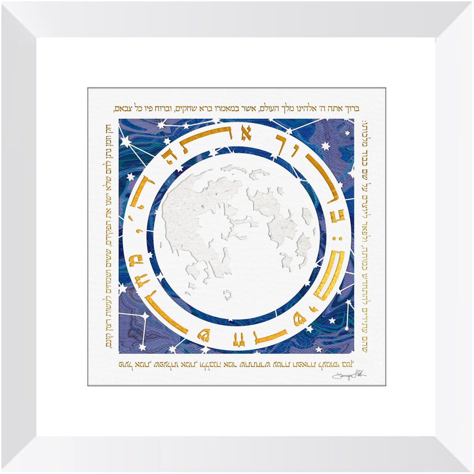 Kiddush Levana, Moon Blessing, Hebrew Moon Ceremony, Sanctification of ...