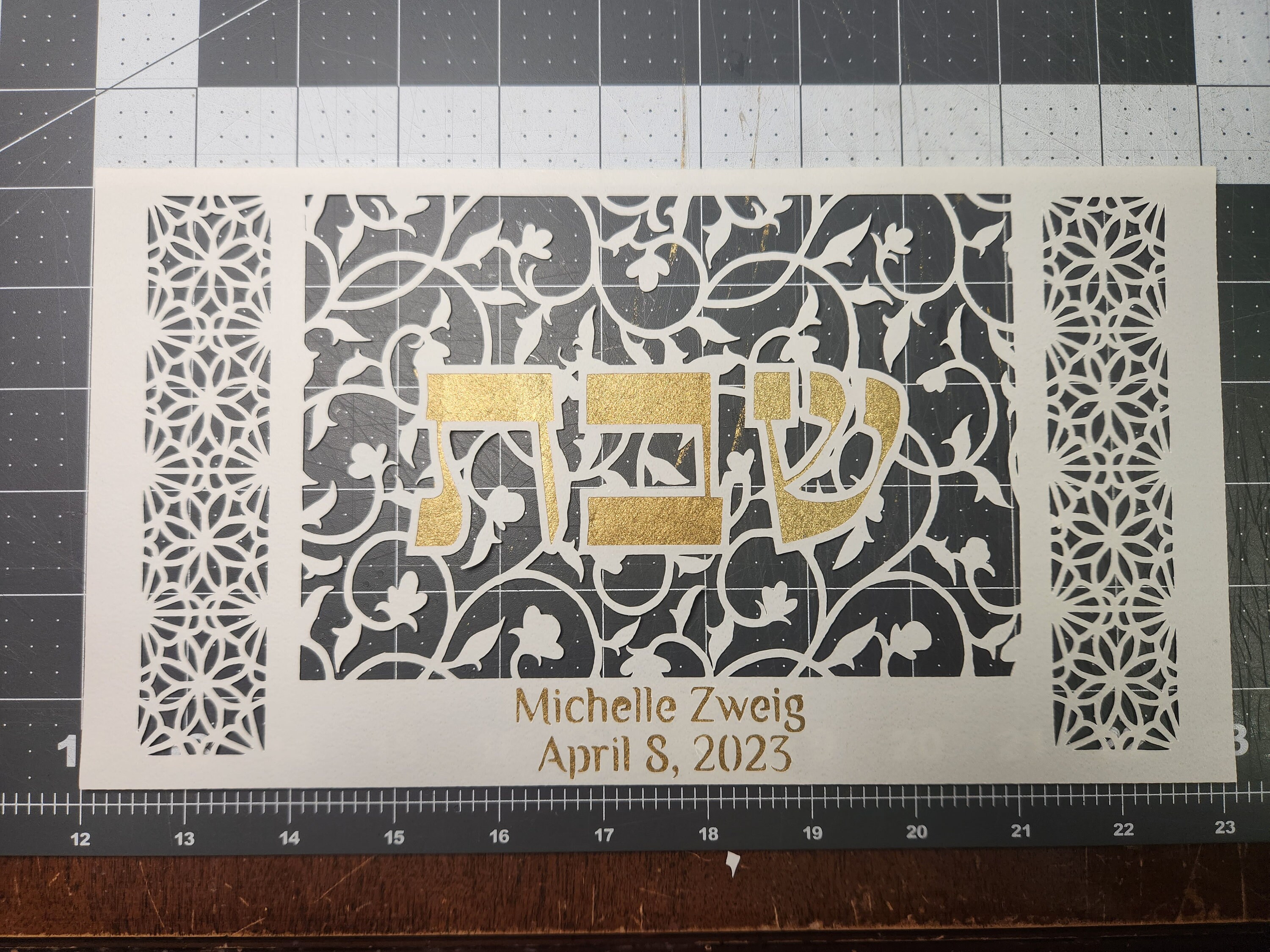 Shabbat Tray, Shabbos Dessert Tray, Sabbath Candle Tray, Shabbat Table ...