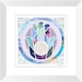 Shalom Graffiti Framed Jewish Art, Modern Judaica, Jewish Gift, Framed ...