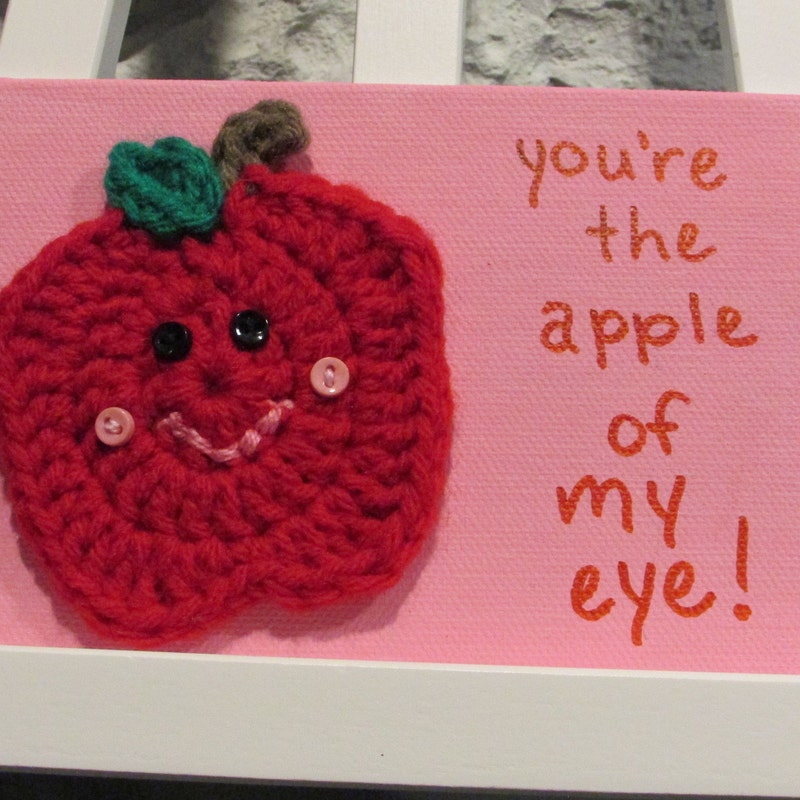 Apple Pun Card - Etsy