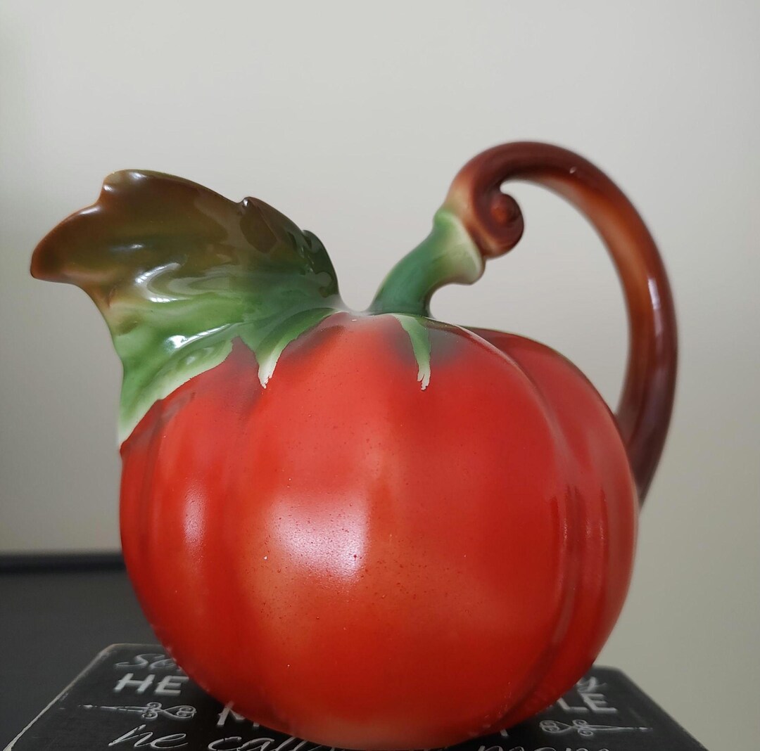 Vintage Czechoslovakian Pottery ~ Vintage Tomato Pitcher ~ Mccoy ...
